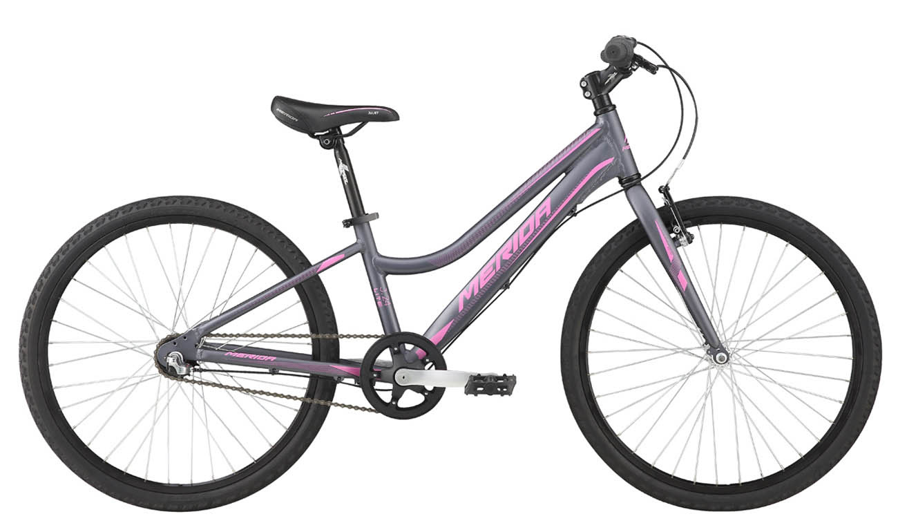 Merida MATTS J24 Lite 24IN Anthracite (Pink) - The Bike Place