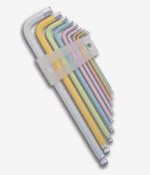 9 Pack Coloured Allen Keys - The Bike Place
