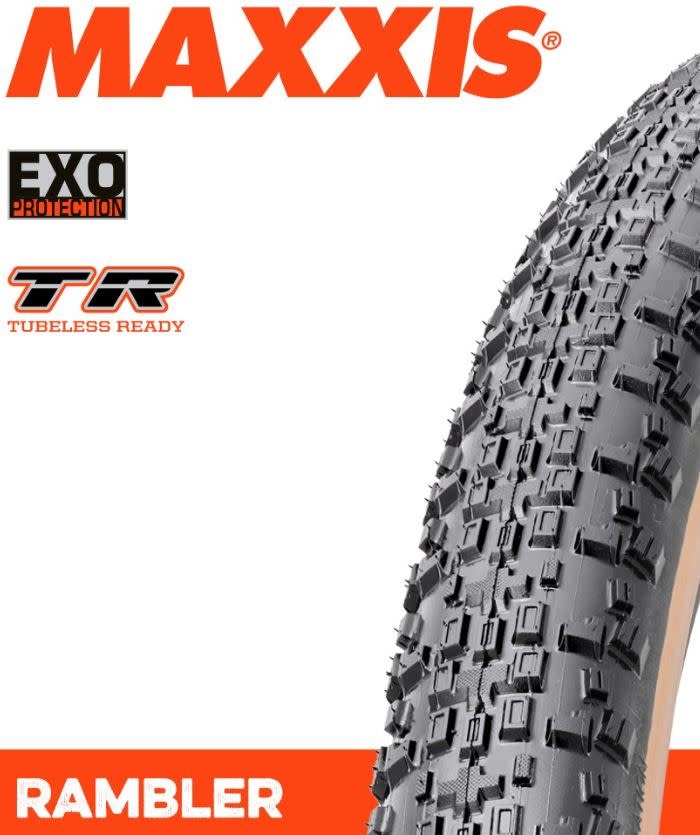 MAXXIS Rambler 700x45C Exo TR Tanwall Fold - The Bike Place