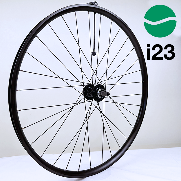 Rear Wheel 700 i23 Screw On Quick Release Rear 6 Bolt Black - The Bike ...