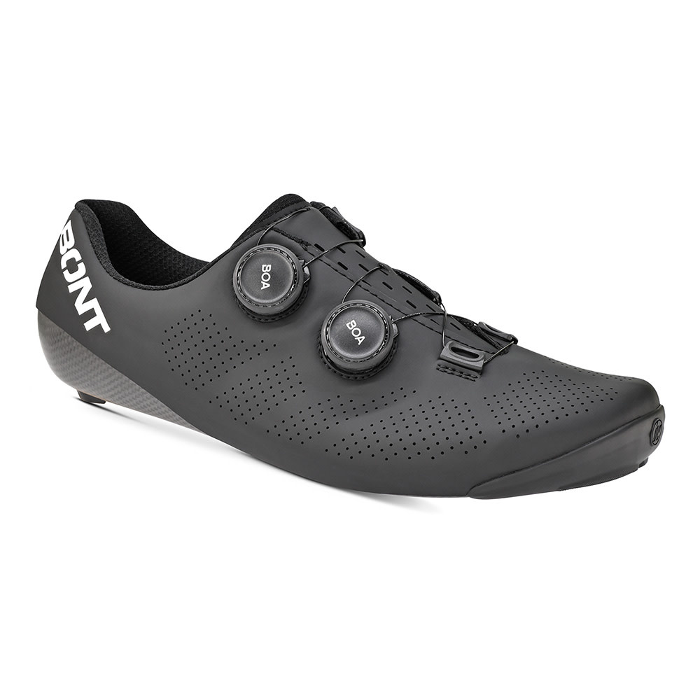 Bont Riot+ 24 Road Cycling Shoe - Black 45 - The Bike Place