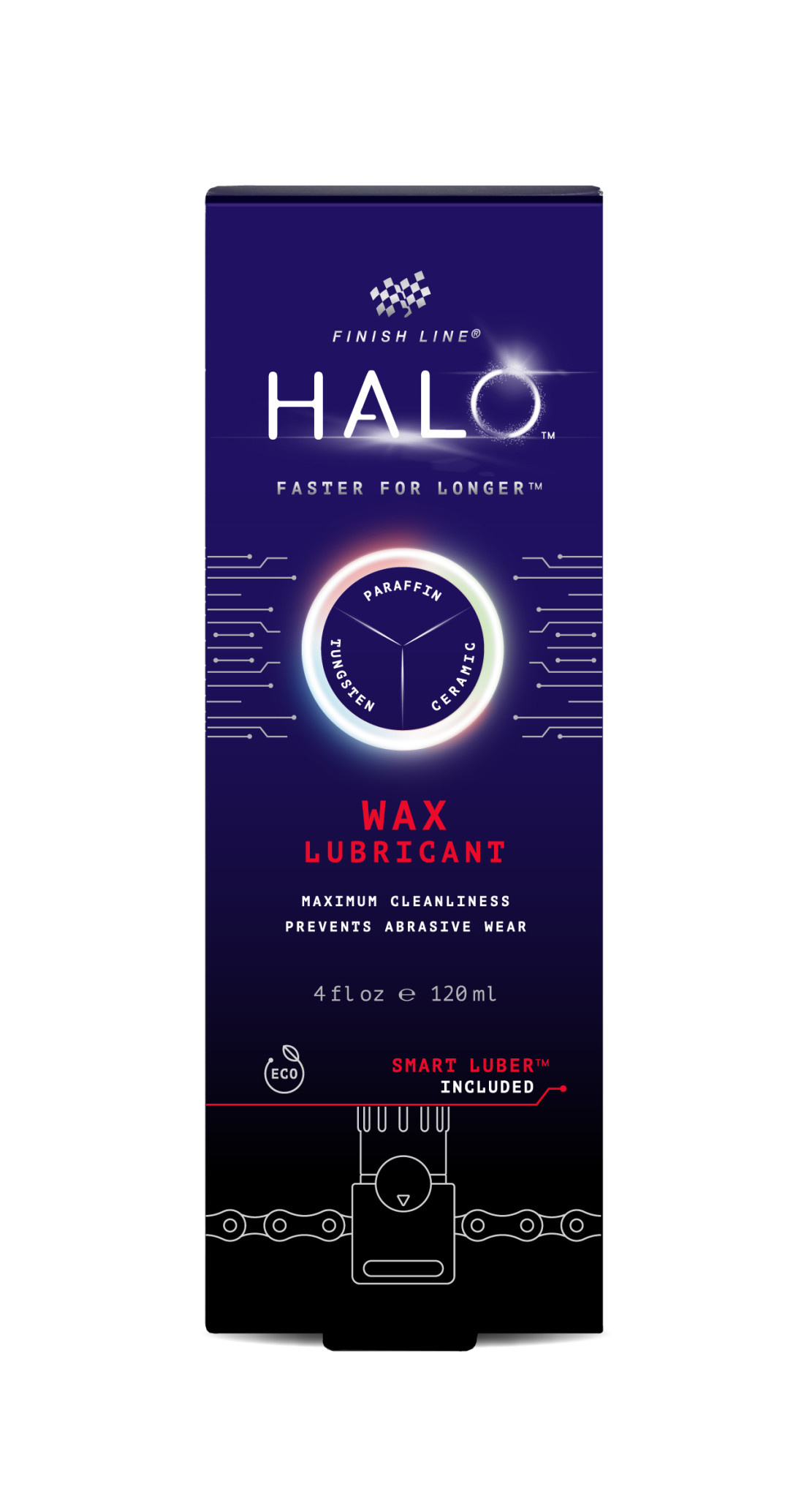 Finish Line Halo Wax Lube 4oz/120ml + Smart Luber - The Bike Place