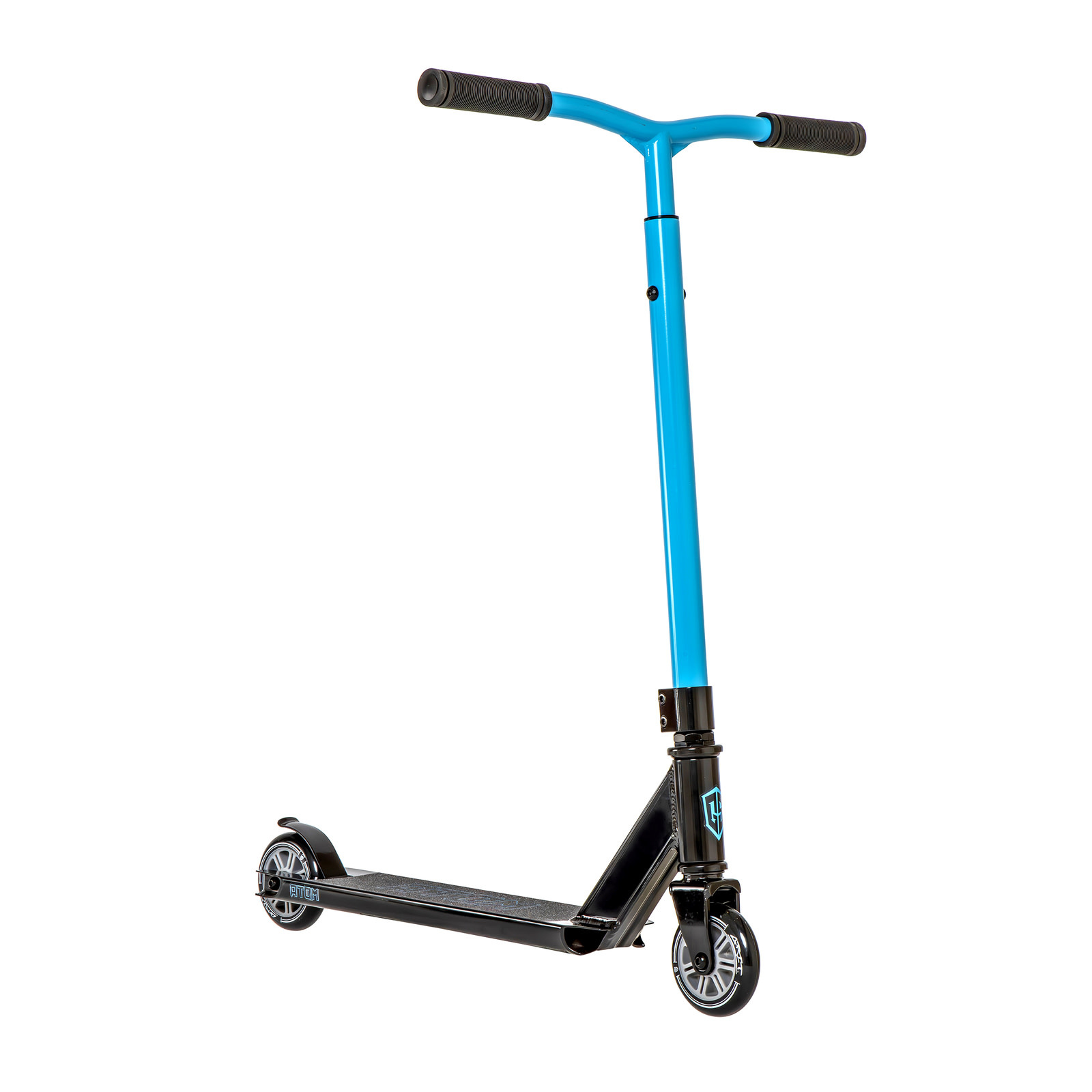Grit Atom stunt scooter - Black / Fluro Blue - The Bike Place