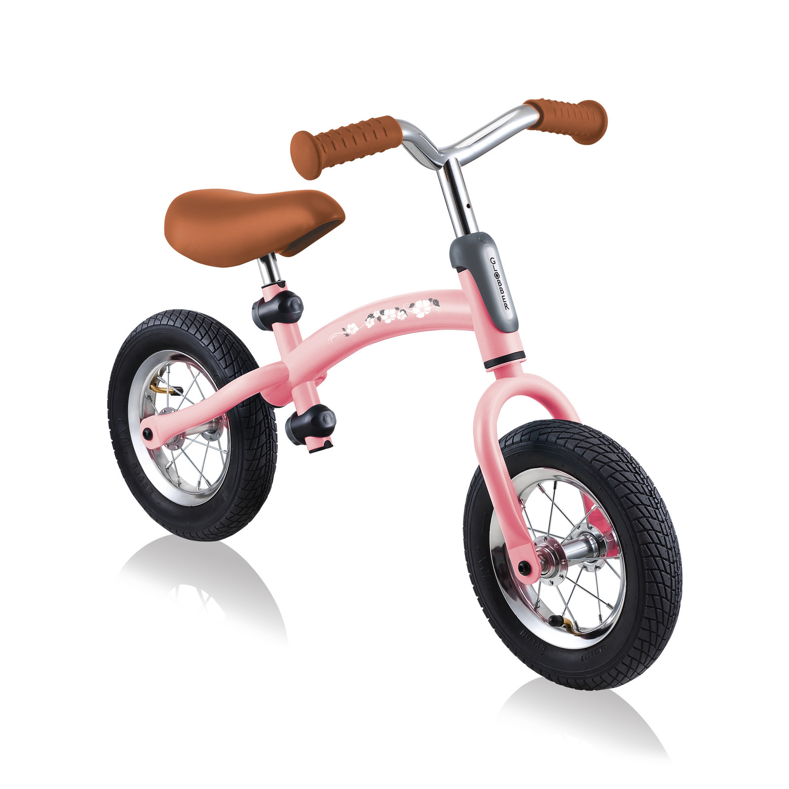 Globber GO BIKE AIR Balance Bike - Pastel Pink - The Bike Place