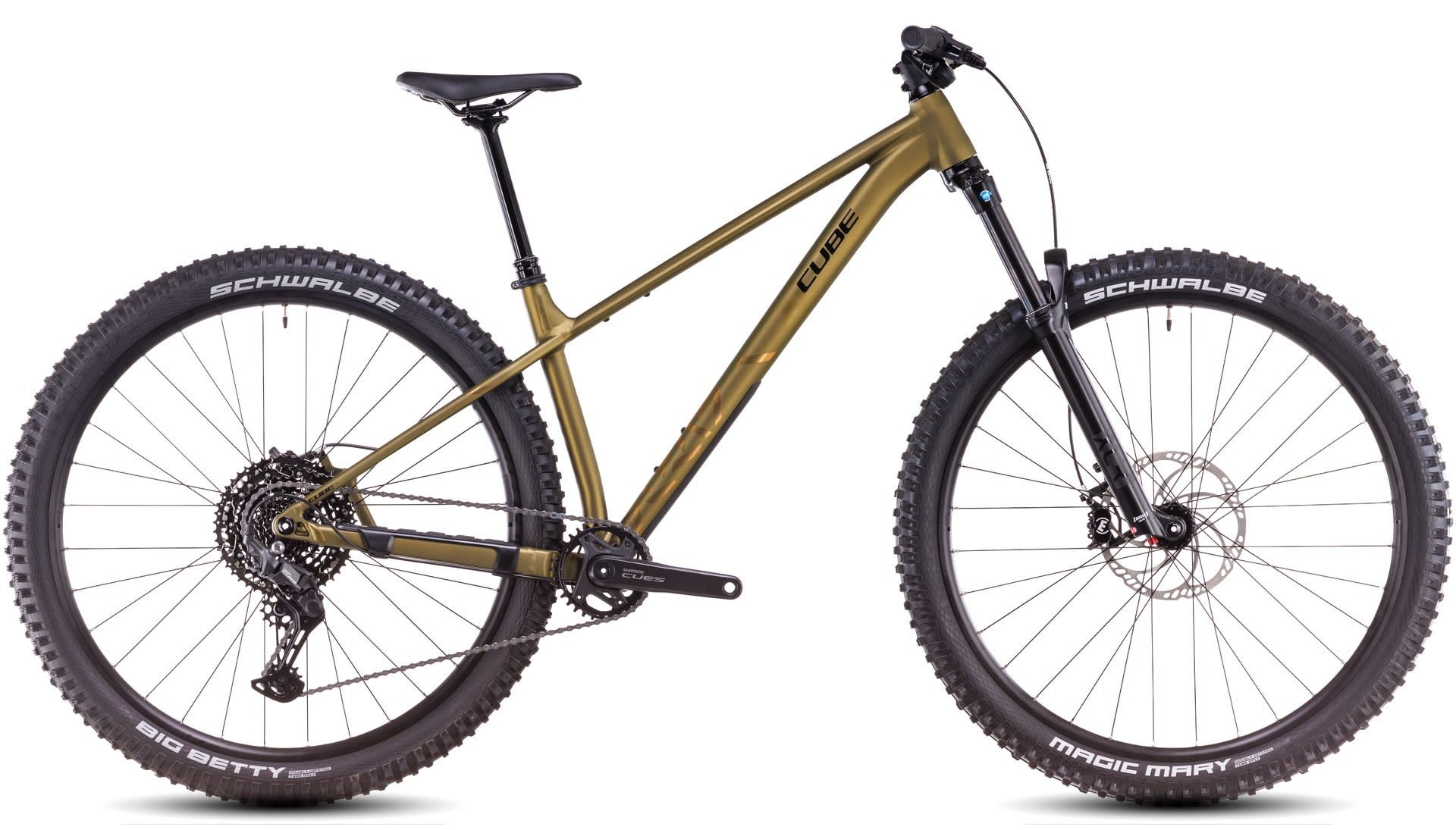 Cube Reaction TM ONE - Gold MTB - The Bike Place
