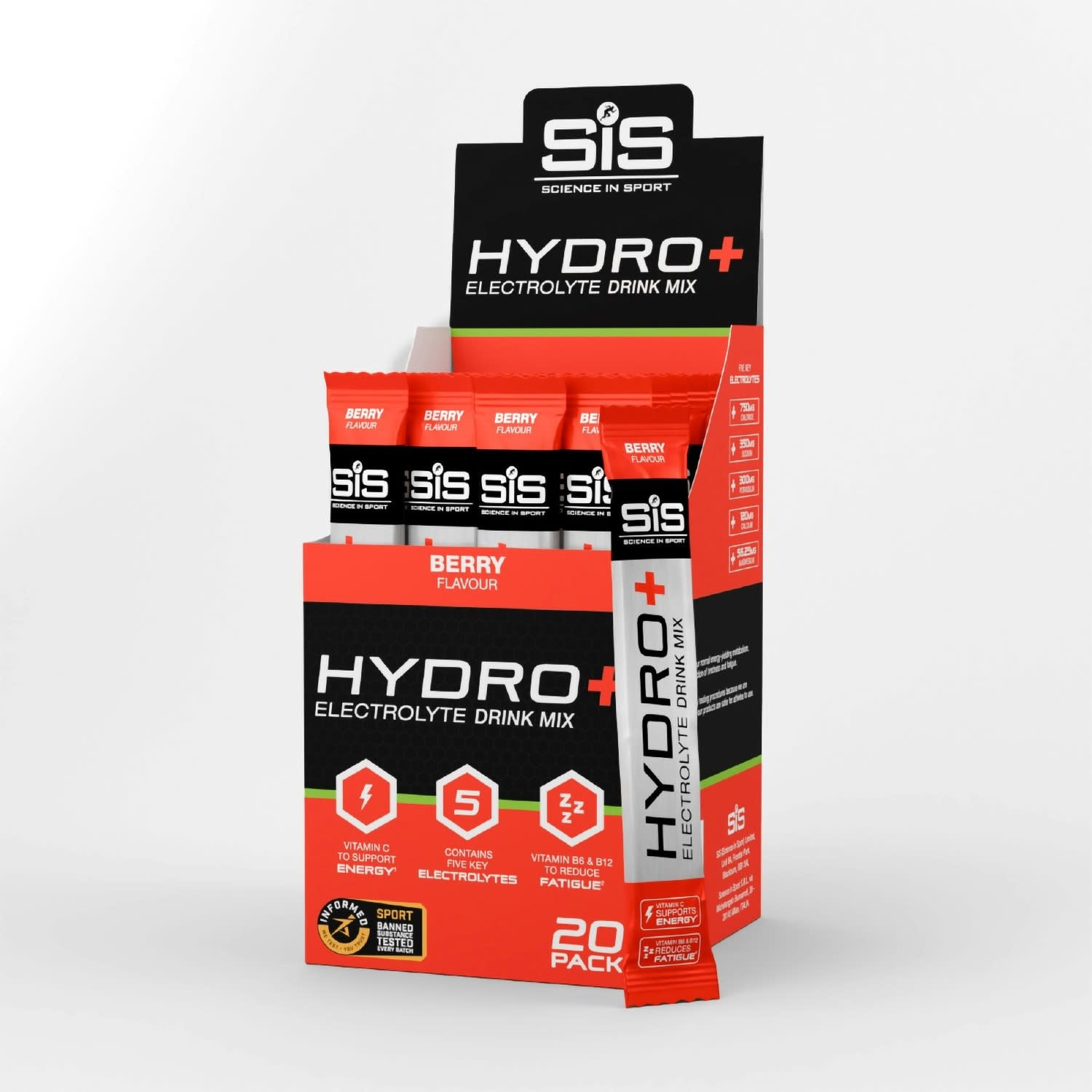 SIS SIS POWDER HYDRO+ BERRY 4.1G 1×20 (each) - The Bike Place