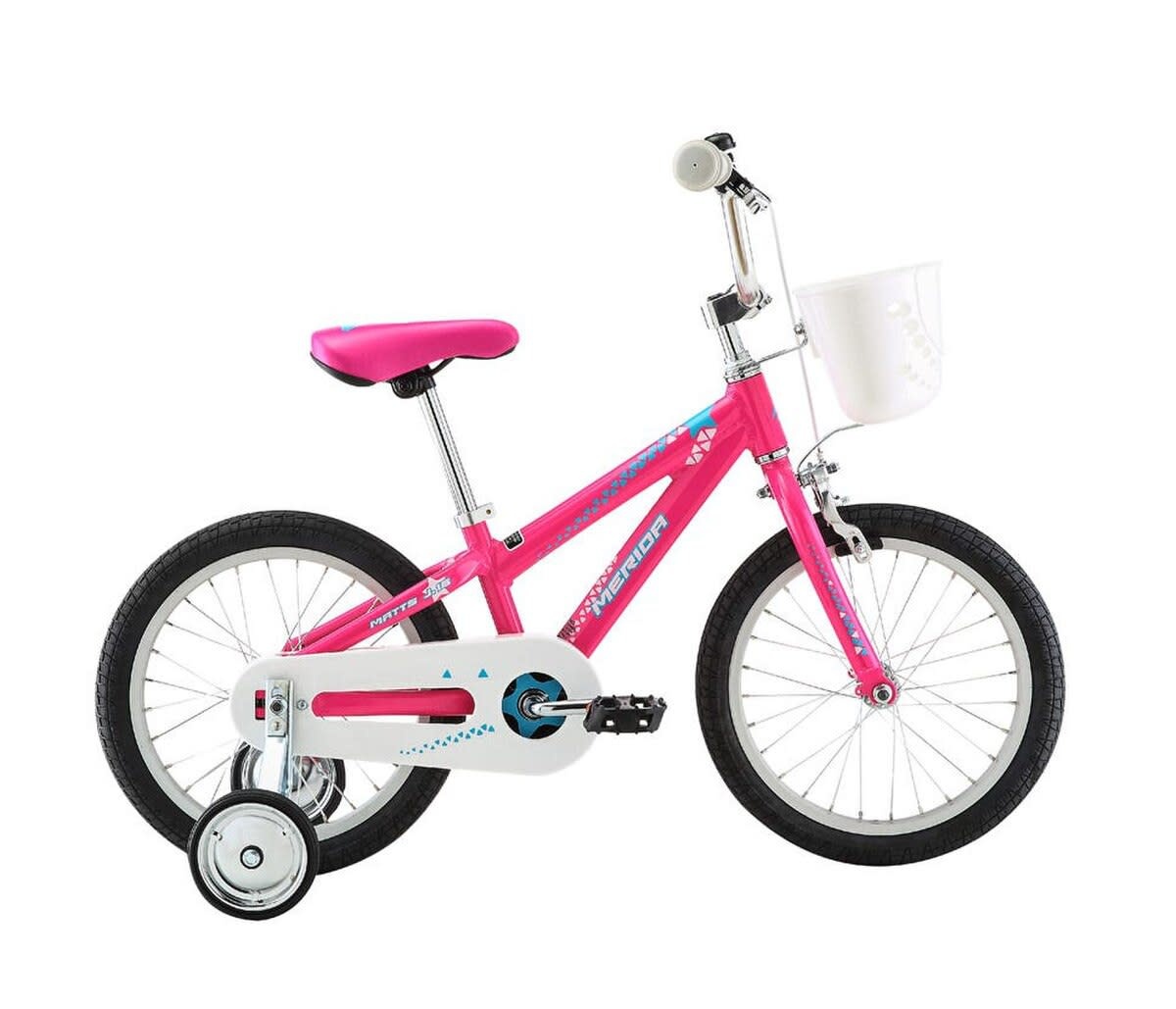 Merida Matts J16 Kids Bike Pink/Blue/White - The Bike Place