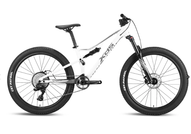 XDS Mustang Dual Suspension MTB 14" (26 inch) - White - The Bike Place