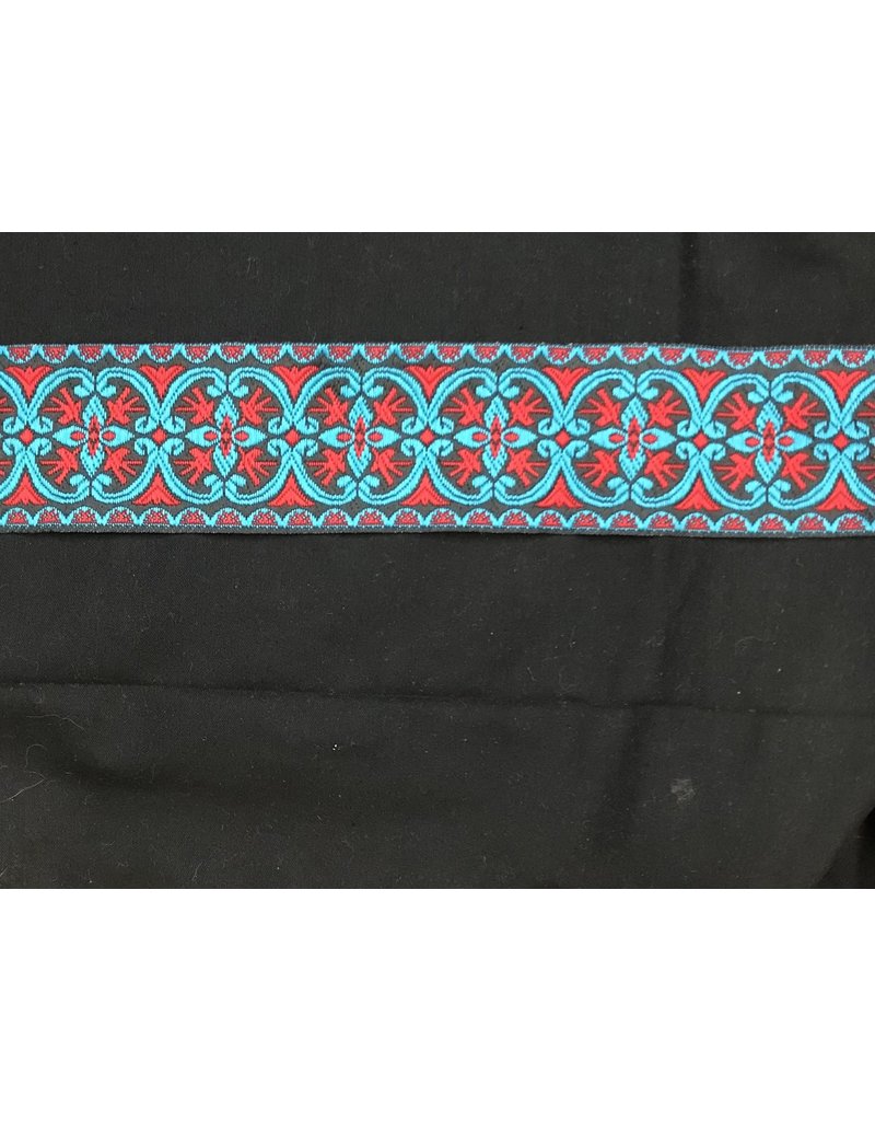 Coptic Sun Cross, Early Period, Red and Turquoise on Black - Cloak ...