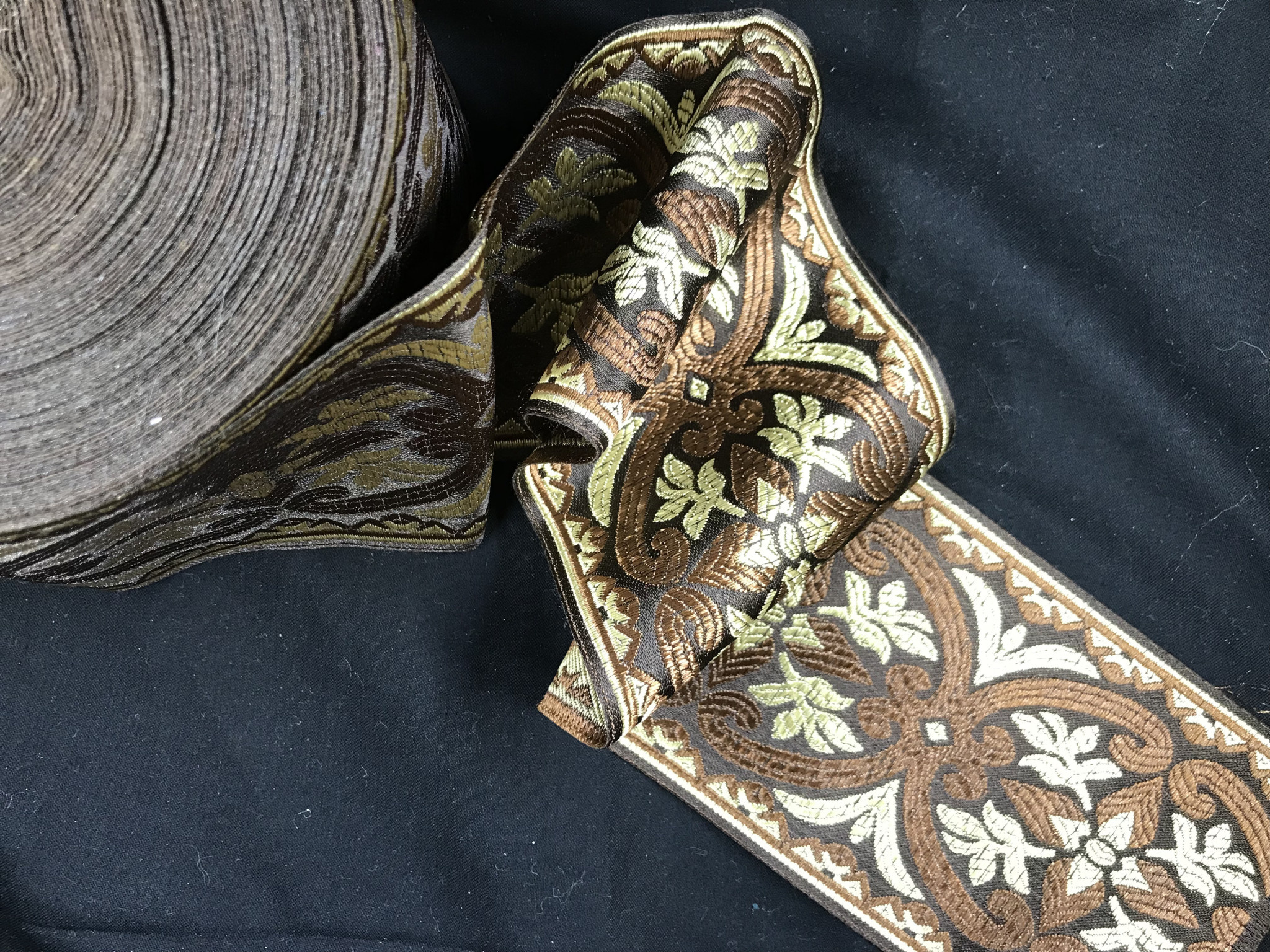 Coptic Sun Cross Wide, Early Period, Brown and Cream on Black - Cloak ...