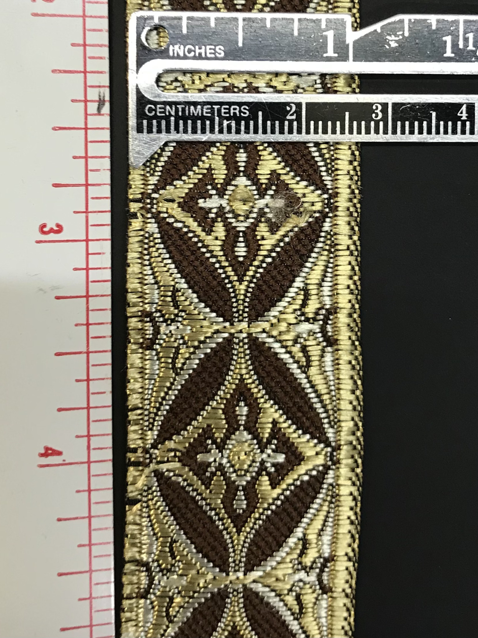 Coptic Cross Diamond Oval, Narrow, Gold/Brown - Cloak & Dagger Creations