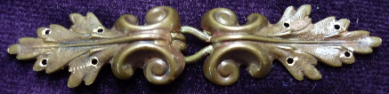 Victorian Flourish Cloak Clasp - Bronze - Cloak & Dagger Creations