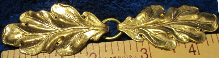 Oak - Simple Cloak Clasp - Bronze Tone Plated - Cloak & Dagger Creations