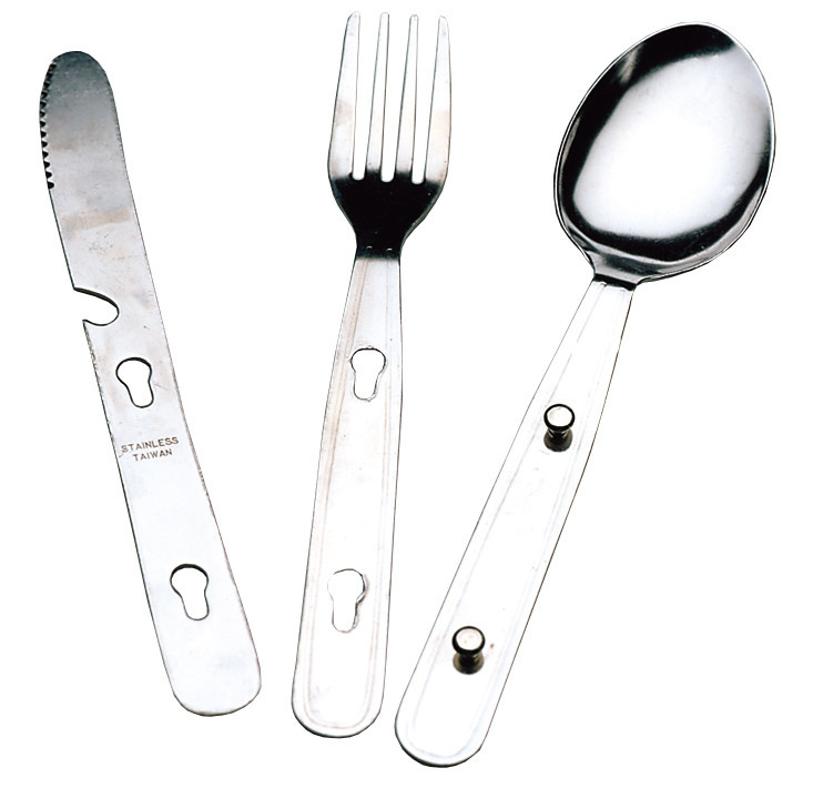 Utensil set 3 MRC stainless world famous - Army Supply Store Military