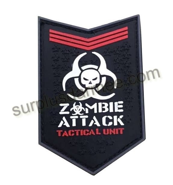 Patch PVC Velcro Zombie Attack - Surplus D'Armée Général