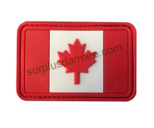 Patch Canada PVC Velcro Canadian Flag - Army Supply Store Military