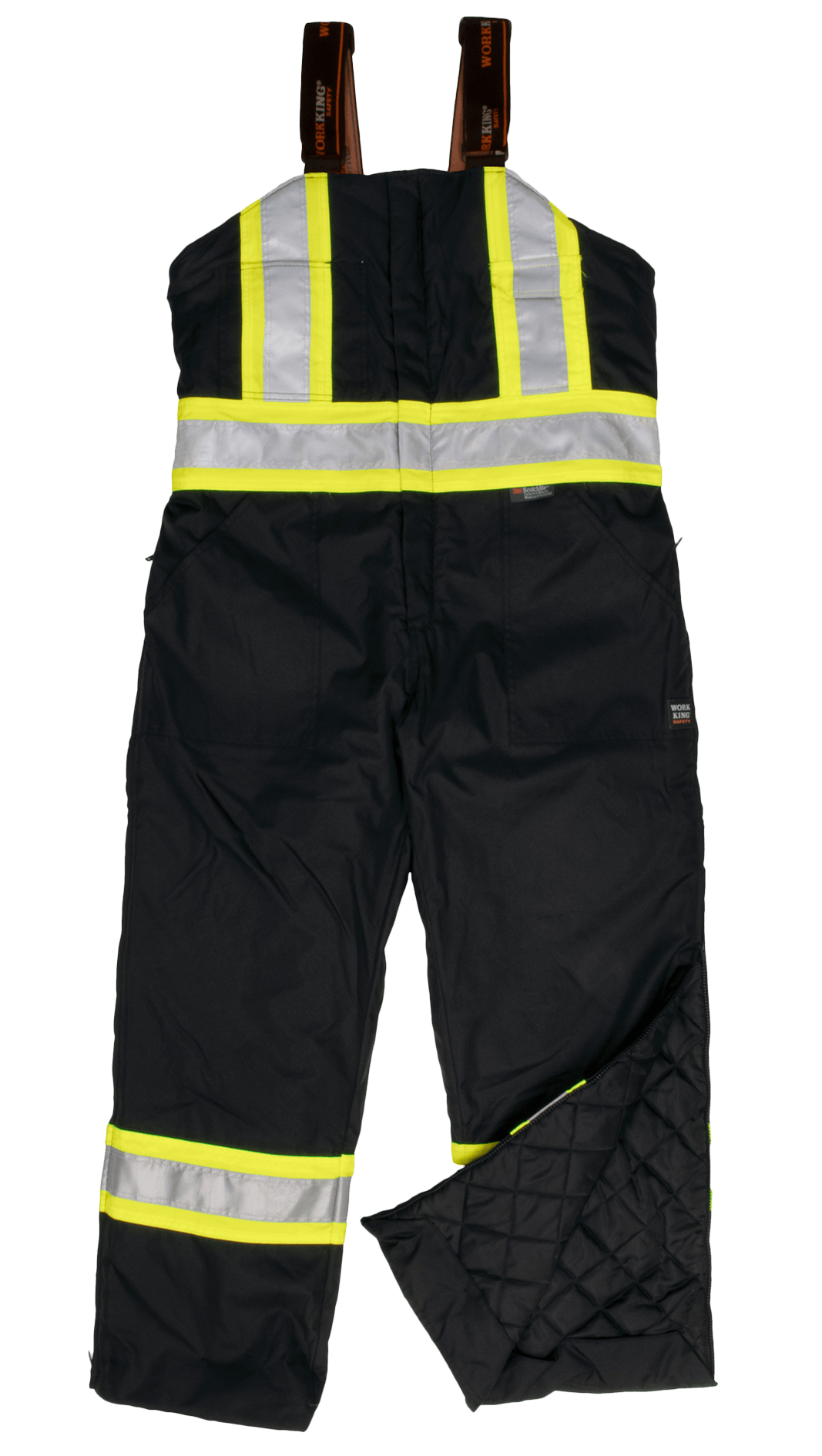 3M High Visibility Reflective Insulated Work Overalls Tough Duck - Army ...