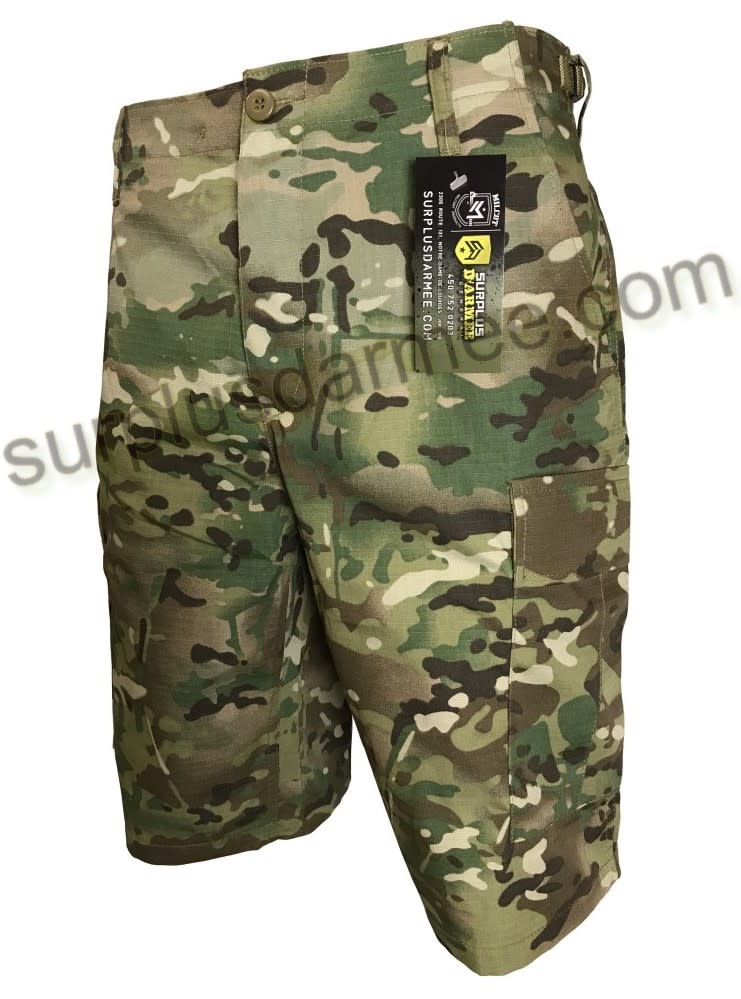 Bermuda Shorts Ripstop Cargo Military Style Multicam SGS - Army Supply ...
