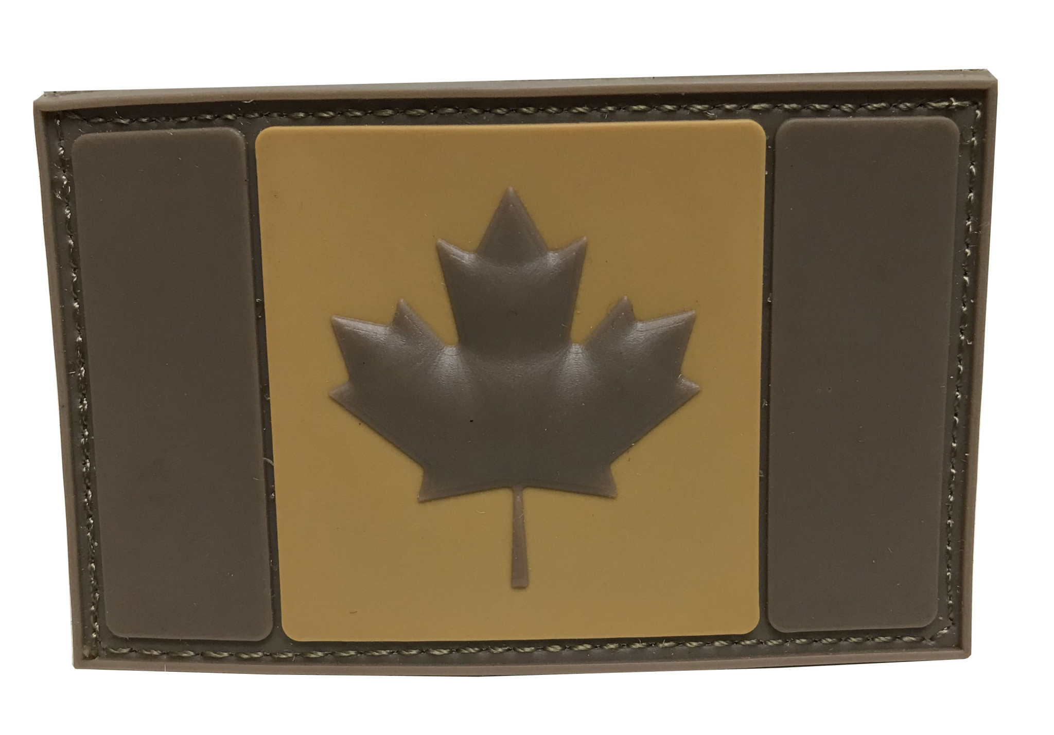 Canadian Patch morale 3D Rubber Velcro Coyote Tan - Army Supply Store ...