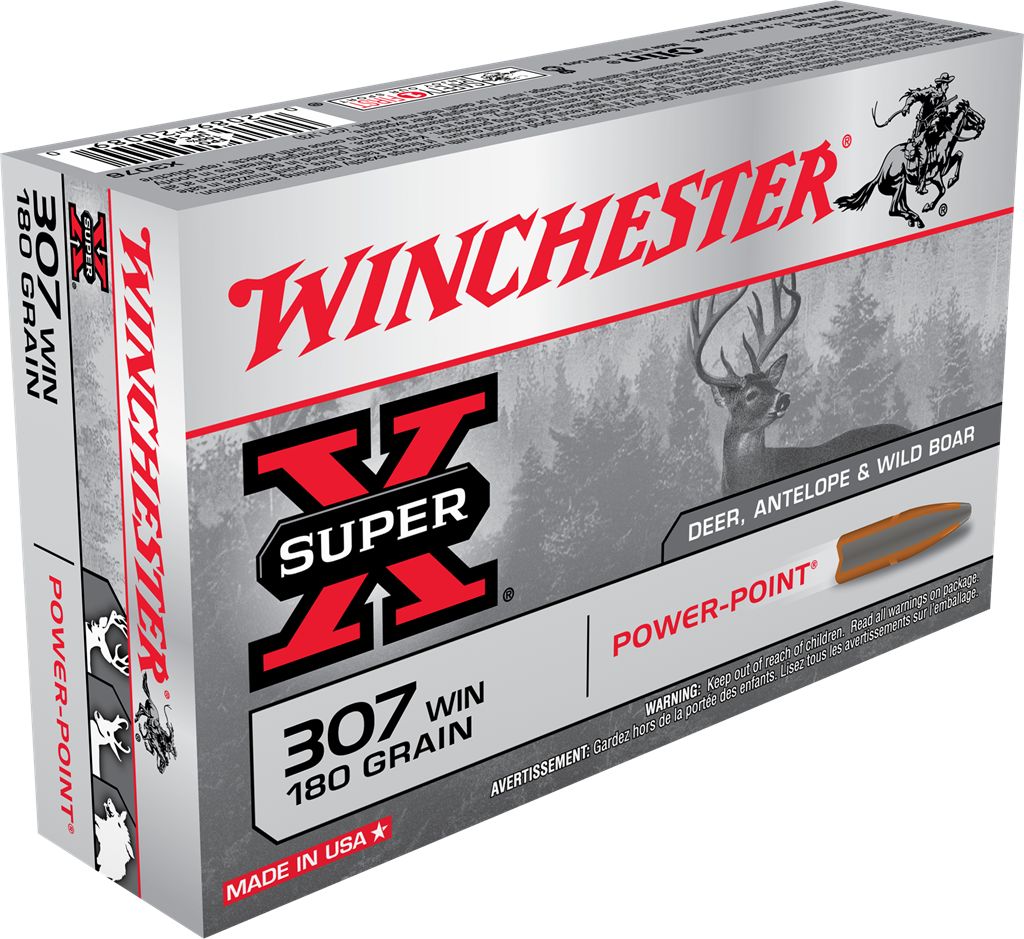 Winchester 307 Win 180gr Super X Power Point - Eagle Firearms Ltd