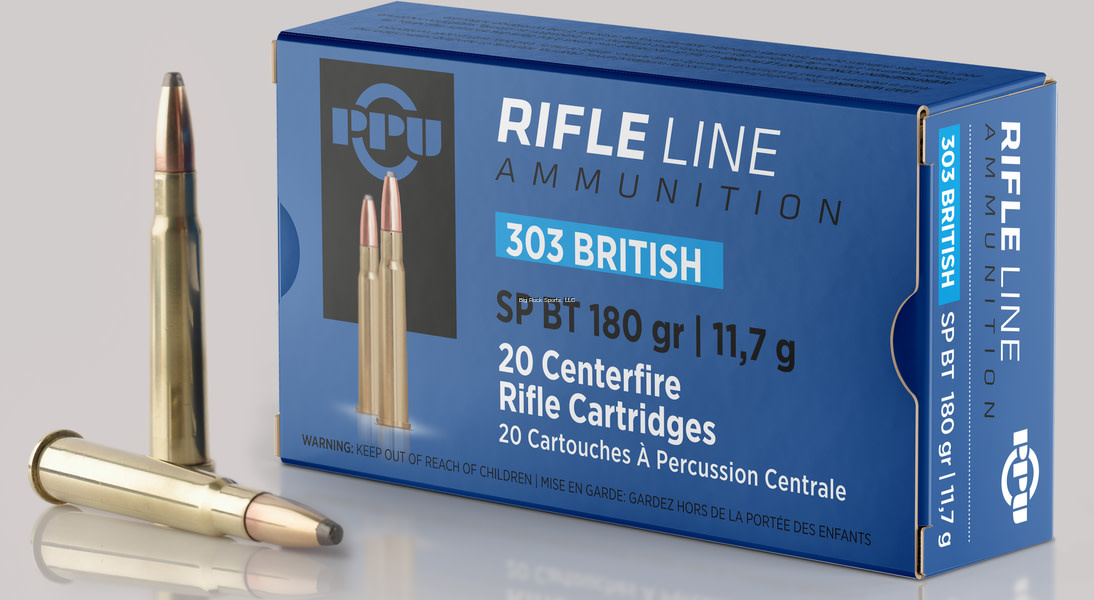 PPU Rifle Line 303 British 180gr SP BT (PP303S2) - Eagle Firearms Ltd