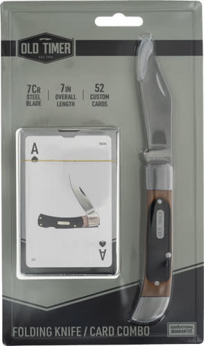 Old Timer Folding Knife w/ Deck of Cards (1158651) - Eagle Firearms Ltd