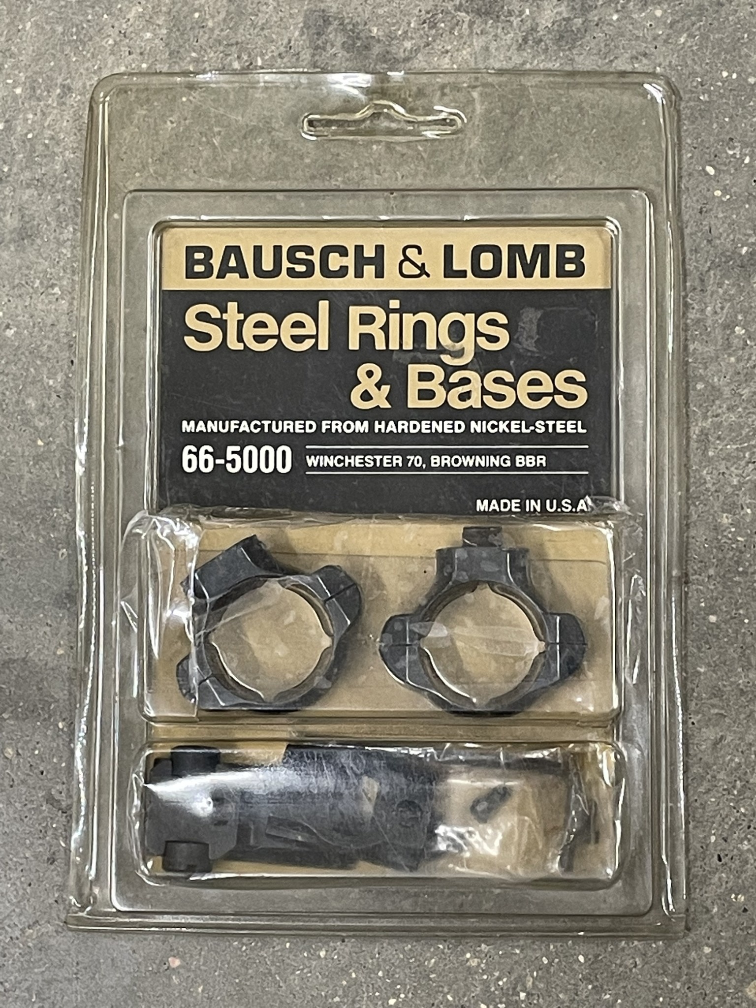 Bausch & Lomb Steel 66-5000 Win 70, Browning BBR Rings & Bases - Eagle ...
