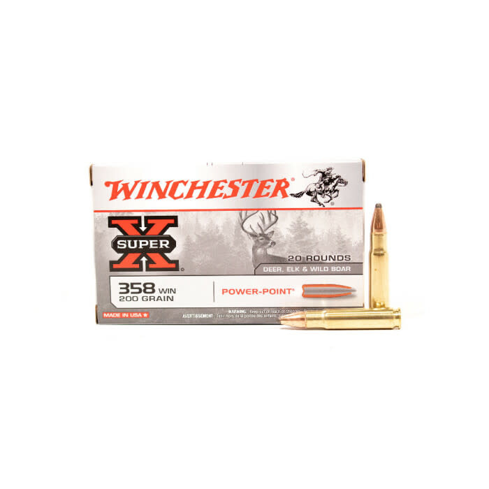 Winchester 358 Win 200gr Power Point (X3582) - Eagle Firearms Ltd