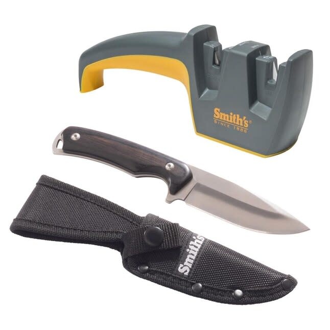 Smith's Edge Sport Combo, Fixed Blade Knife w/ Sharpener (51238 ...