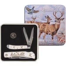 Remington Collector Tin & Knife Set - - Eagle Firearms Ltd