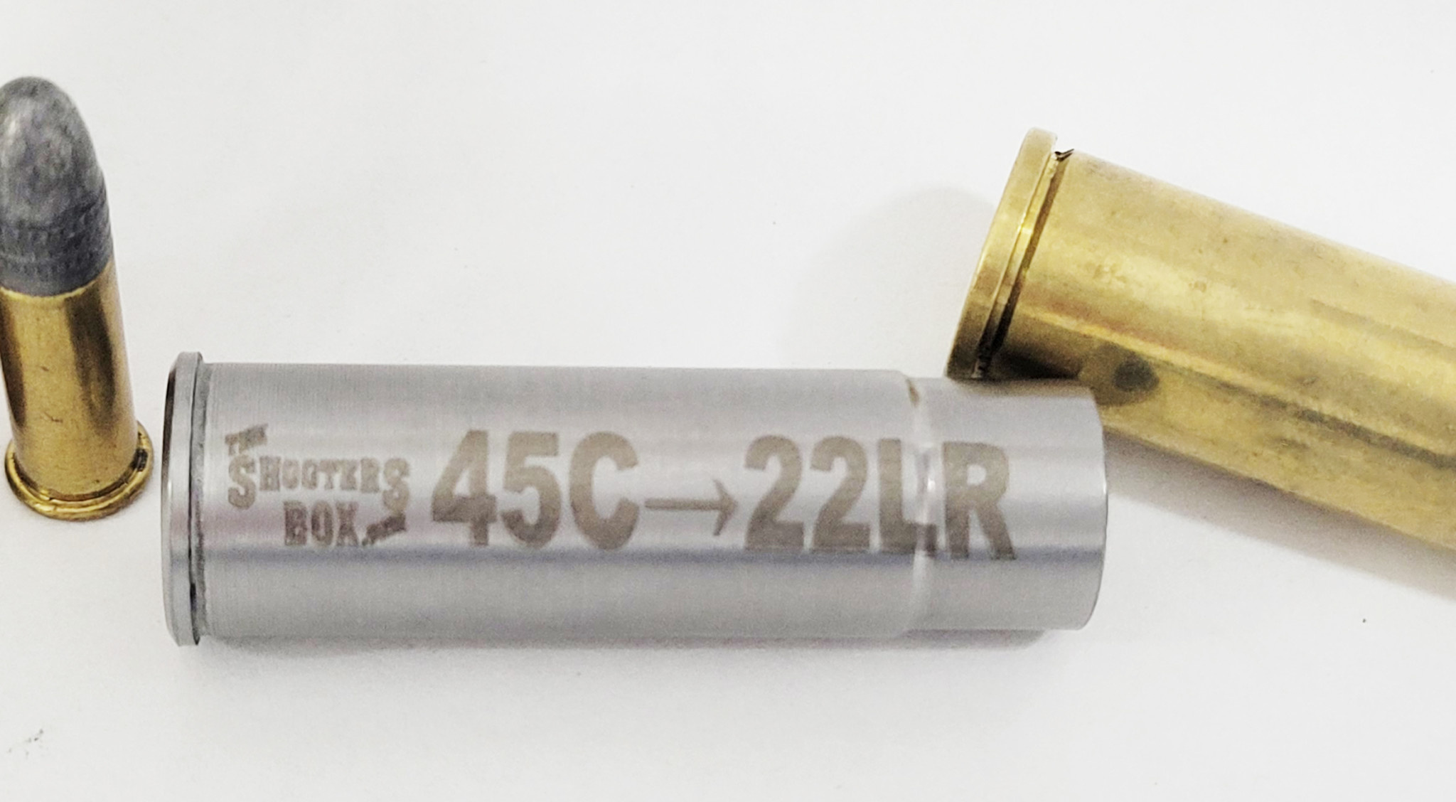 The Shooters Box Caliber Adapter 45 LC to 22LR Standard Velocity Only ...