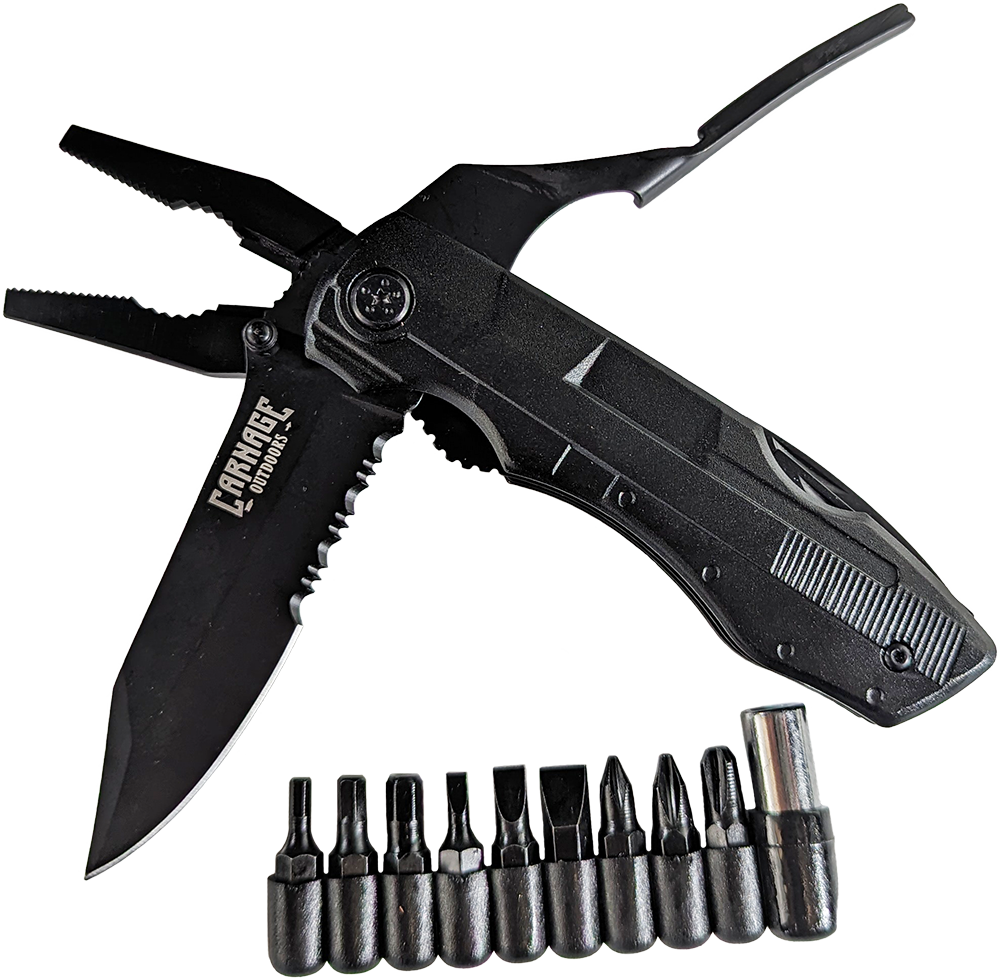 Carnage Outdoors Multi Tool w/ Case and Bits (MT030) - Eagle Firearms Ltd