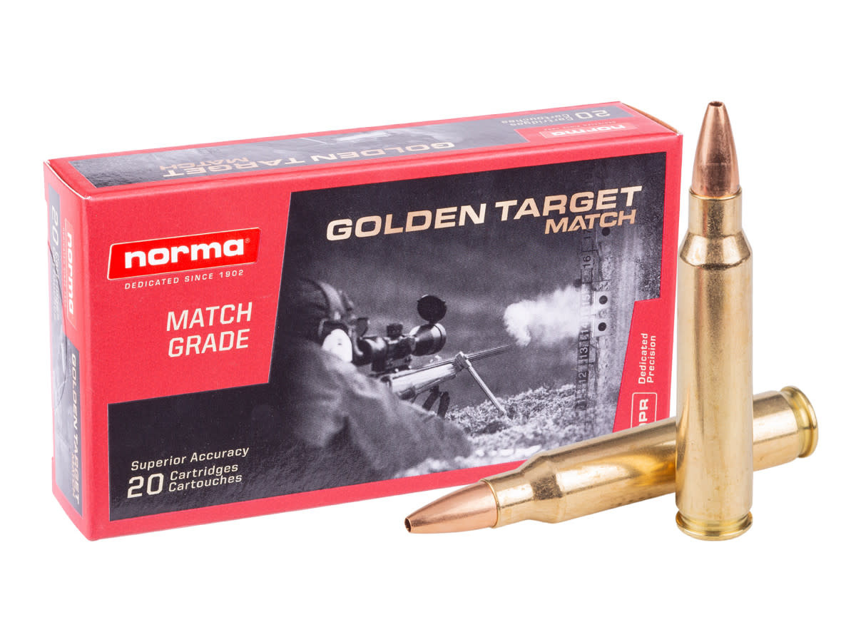 Norma Golden Target 223 Rem 69gr HP (10157692) - Eagle Firearms Ltd