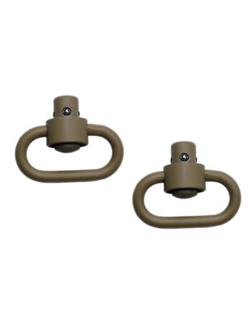 Grovtec Heavy Duty 1.25" Push Button Swivel Set FDE (GTSW253) - Eagle ...