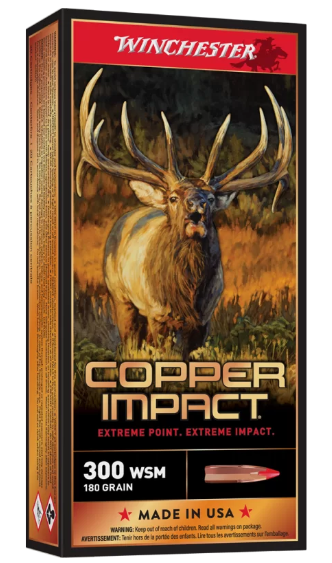 Winchester 300 WSM 180gr Copper Impact (X300SCLF2) - Eagle Firearms Ltd