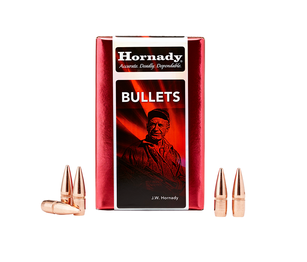 Hornady .308dia 30Cal 150gr FMJ-BT 100 CT Bullet (3037) - Eagle ...