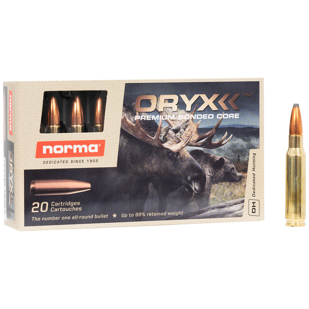 Norma 308 Win 165gr Oryx (20174712) - Eagle Firearms Ltd