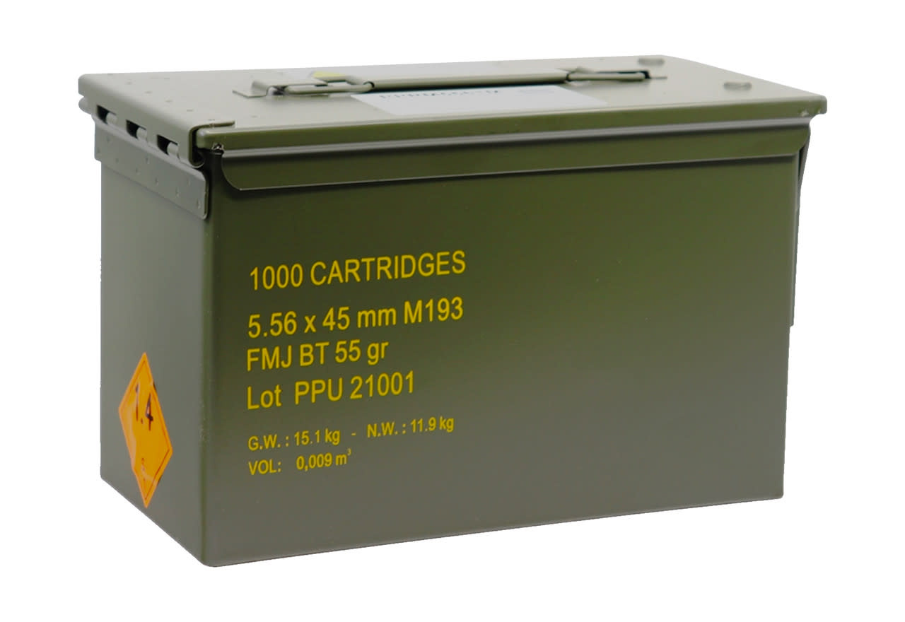 PPU Rangemaster 5.56x45mm 55gr FMJ BT 1000rds (PPRM5561M) - Eagle ...