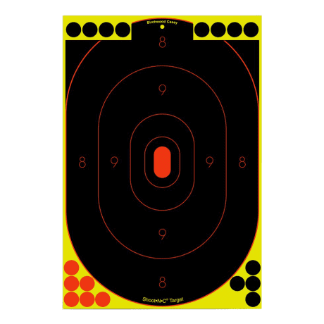 Birchwood Casey Shoot-N-C 12x18 Oval Silhouette Targets 5 - Eagle ...