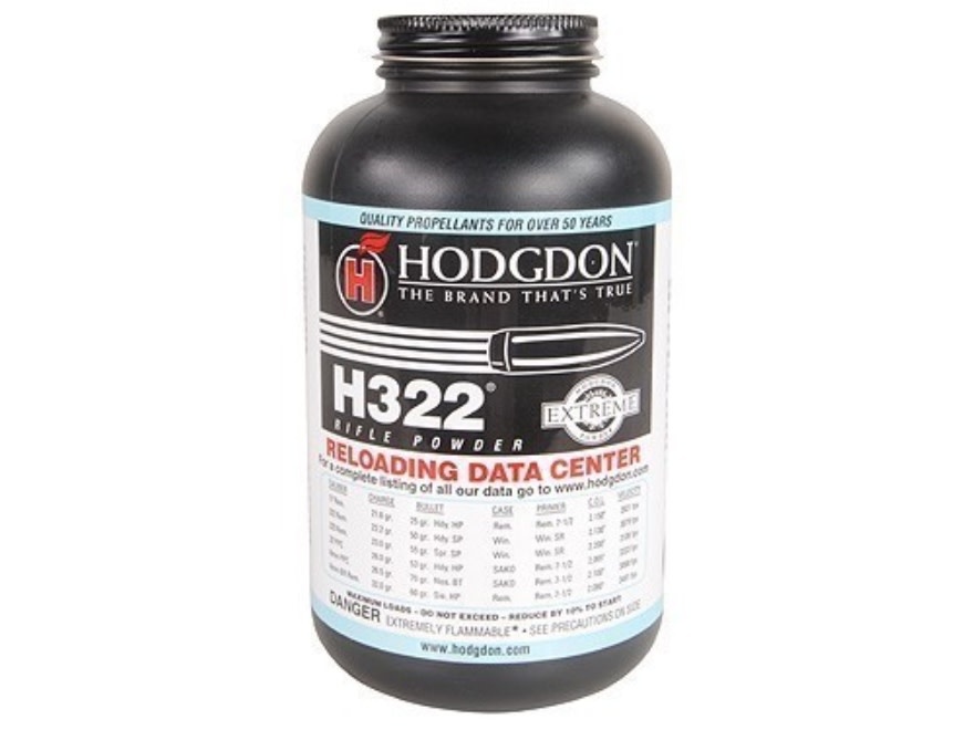 Hodgdon H322 Powder 1lb - Eagle Firearms Ltd