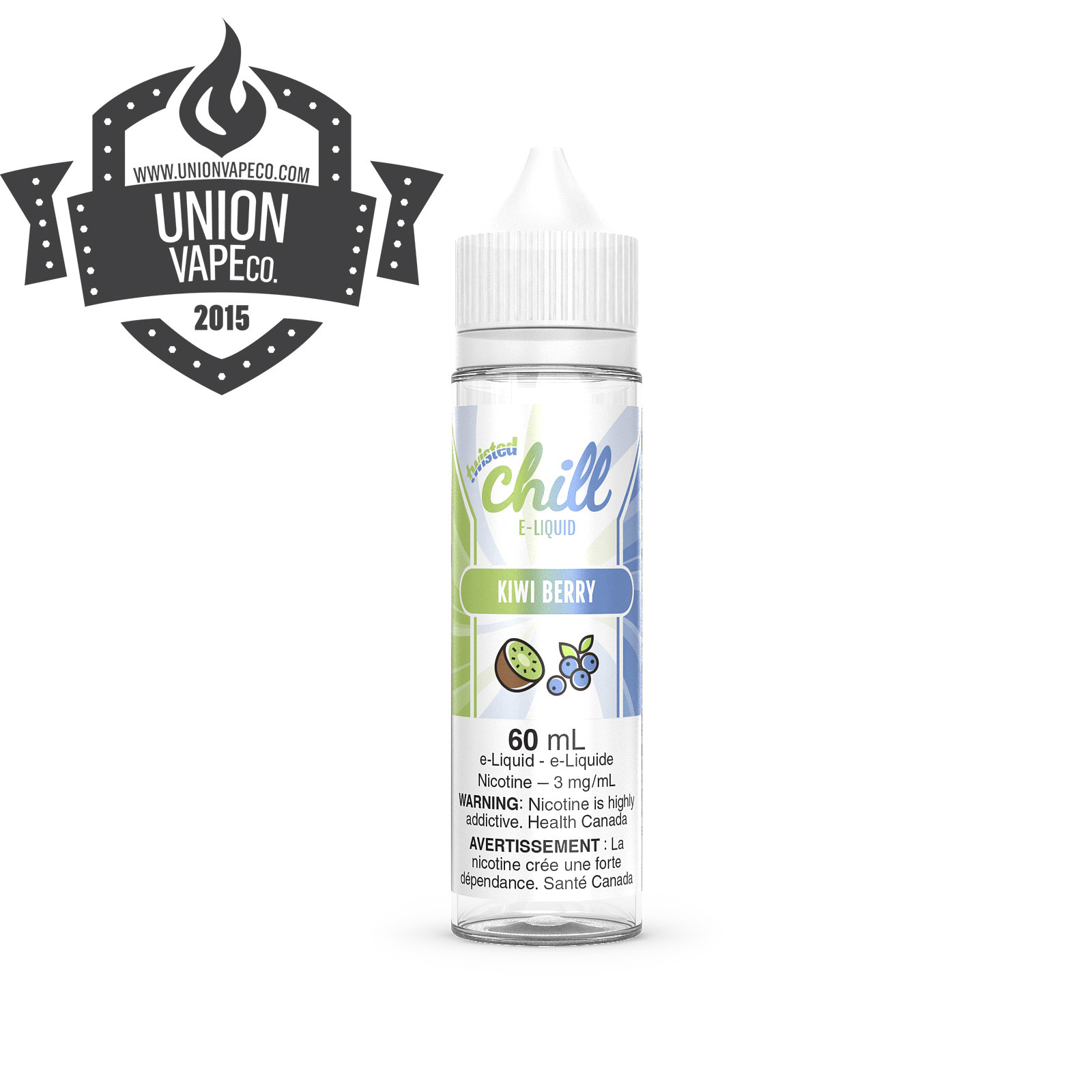 Chill Chill Twisted - Kiwi Berry (60ml) - Union Vape Co.