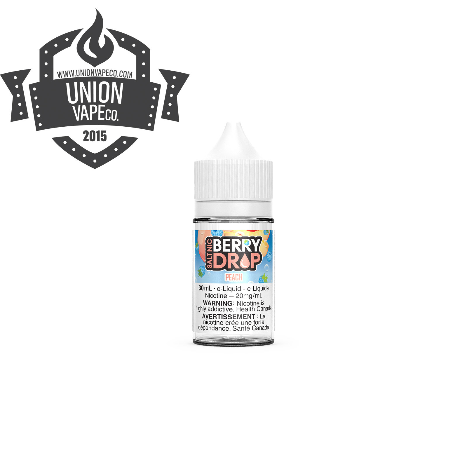 Berry Drop Berry Drop Salt - Peach (30ml) - Union Vape Co.
