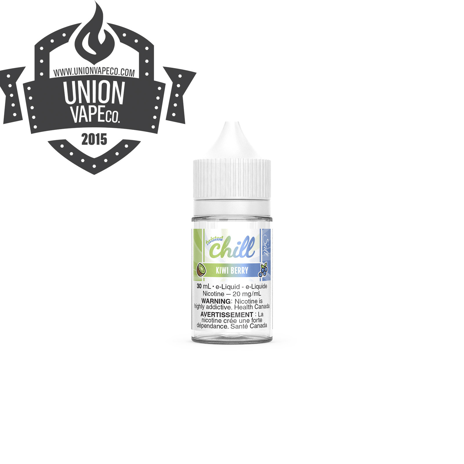 Chill Chill Twisted Salt Nic - Kiwi Berry (30ml) - Union Vape Co.