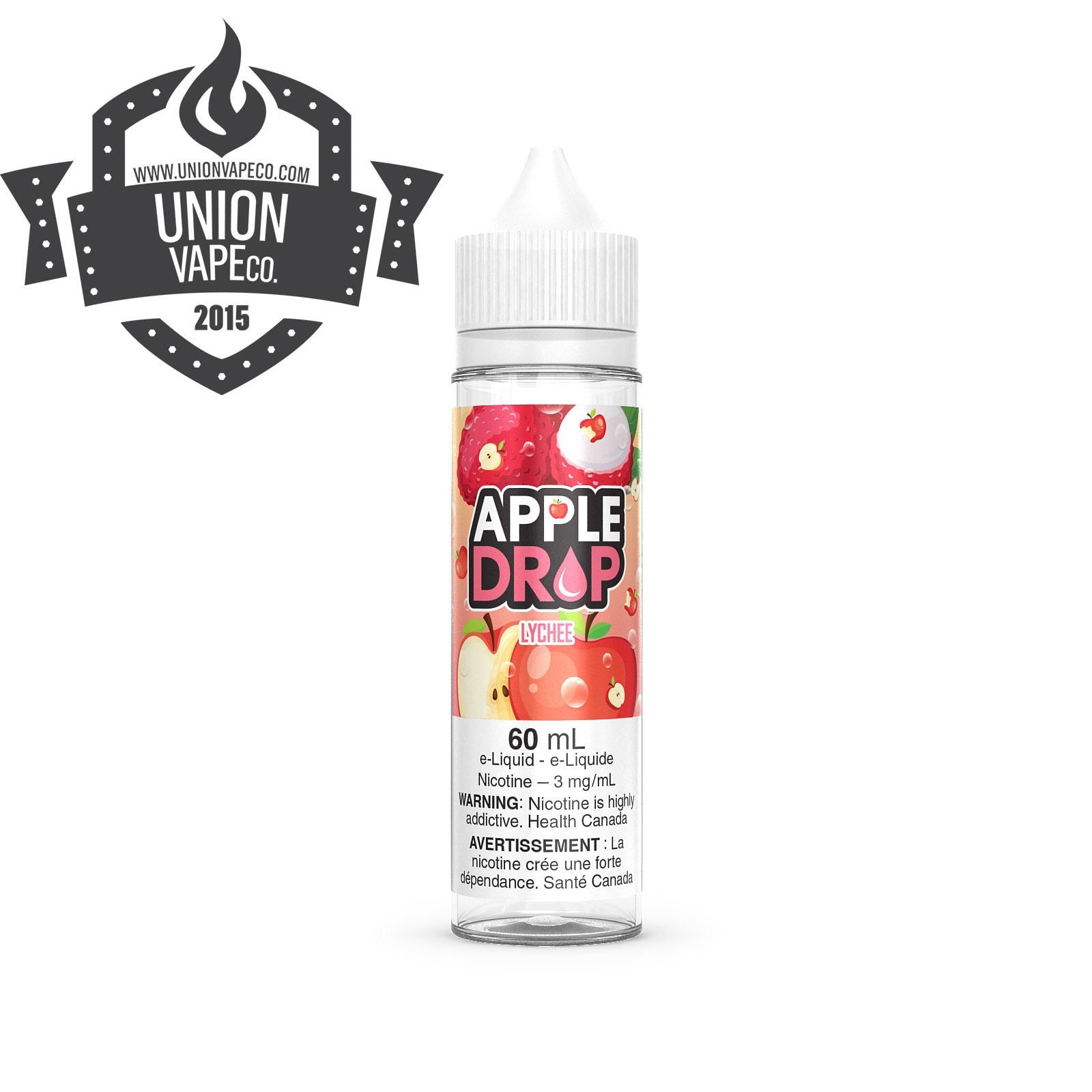 Apple Drop Apple Drop (60ml) - Lychee - Union Vape Co.