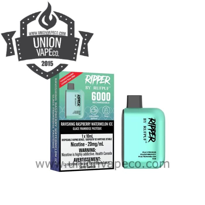 Rufpuf Ripper Disposable | 6000 Puffs | Rechargeable Vape - Union Vape Co.