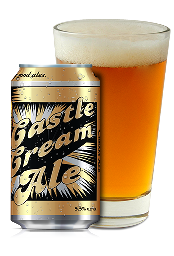 Castle Danger Cream Ale 6 can