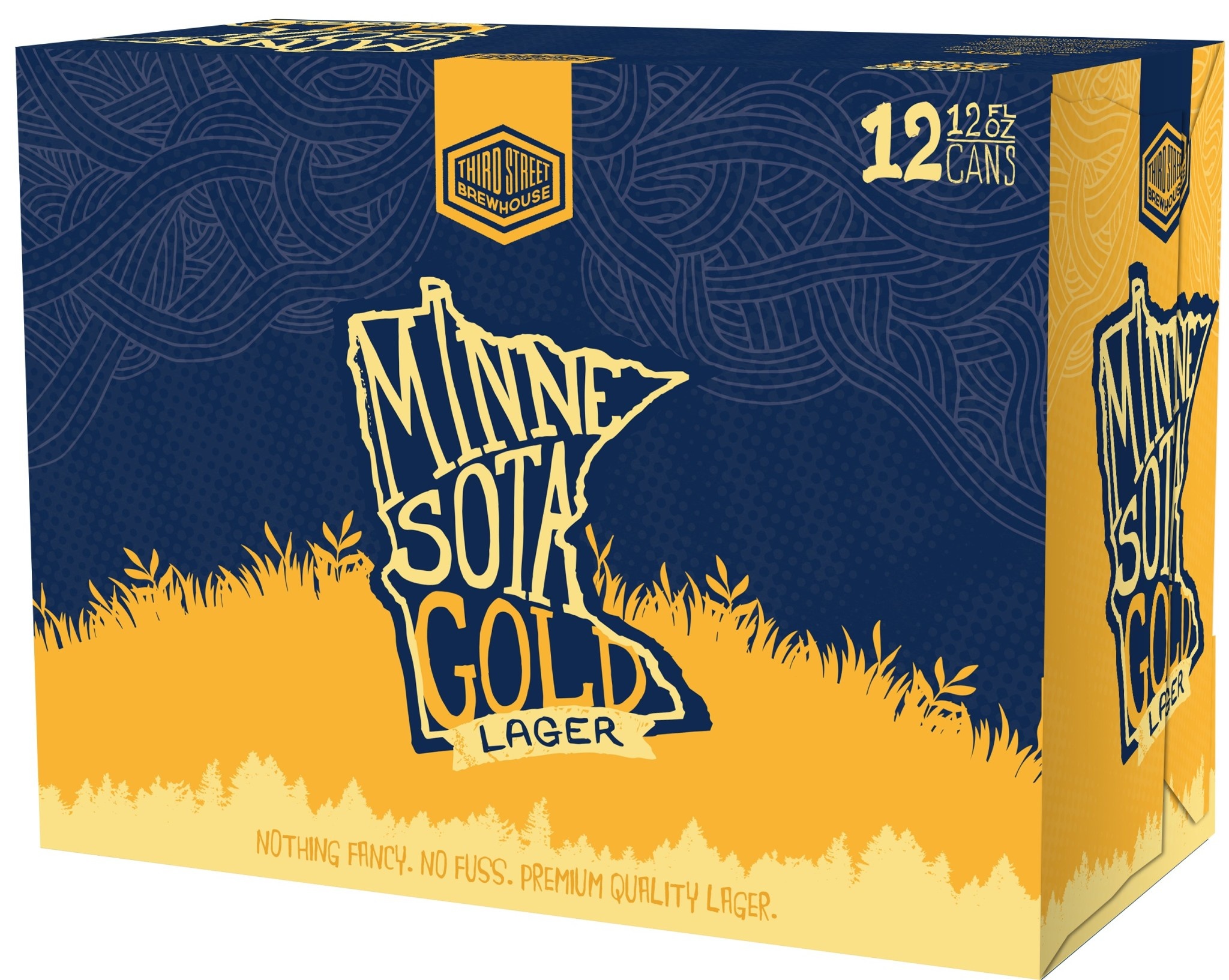 Third Street Brewhouse Third Street Minnesota Gold 16oz 12 can - Elevated Beer Wine