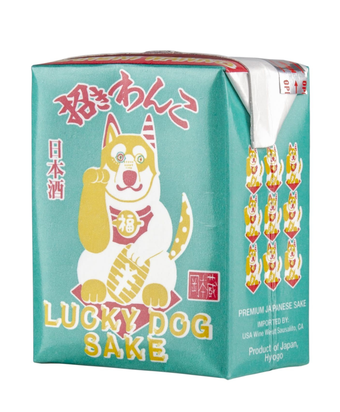 Sake Lucky Cat With