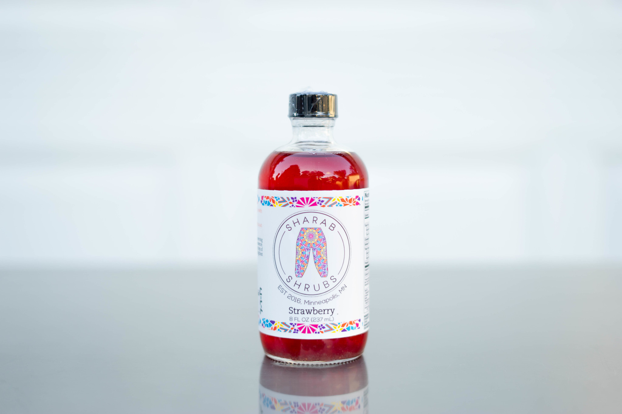 Sharab Shrubs Sharab Shrubs Strawberry Shrub 8oz - Elevated Beer Wine