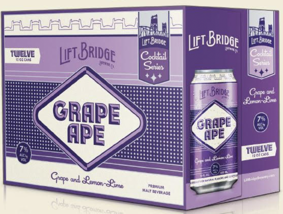 Lift Bridge Lift Bridge Grape Ape Hard Seltzer 12 can - Elevated Beer Wine